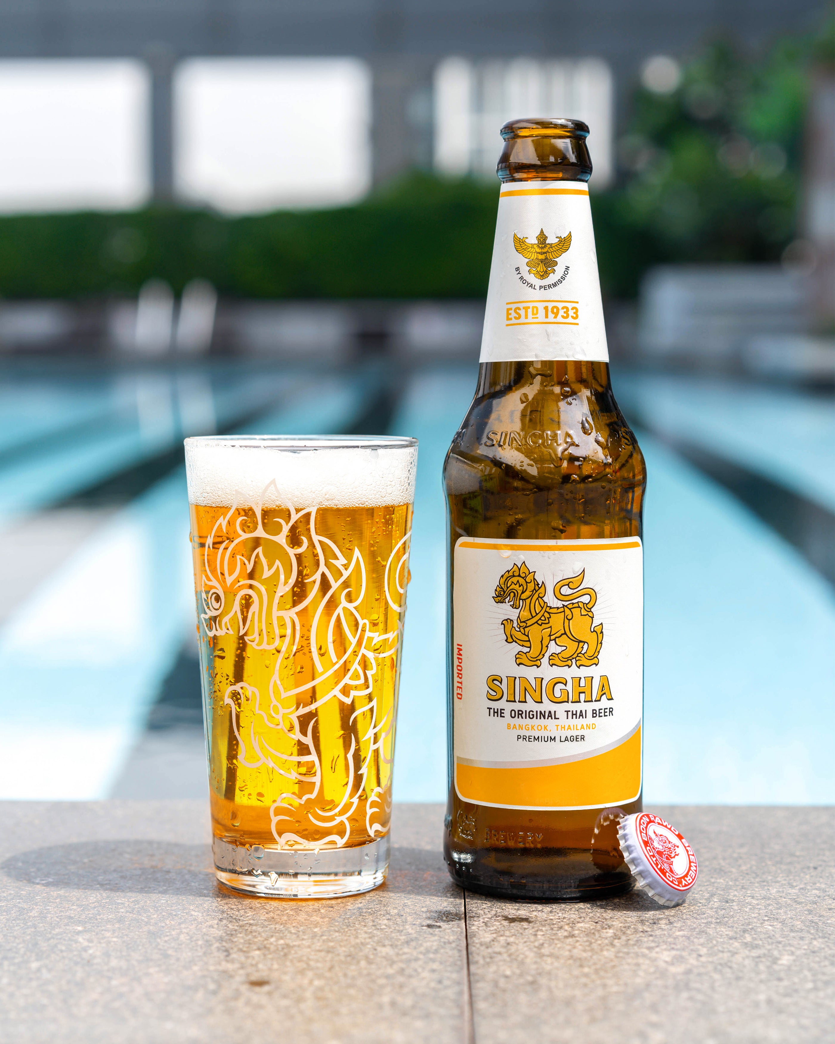 Singha Thai Beer 330ml bottles x 24pack – Makan