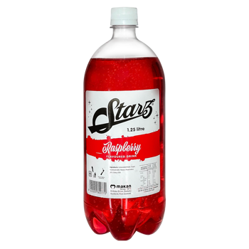 Starz Drinks Range - Raspberry 1.25L x 12pack – Makan